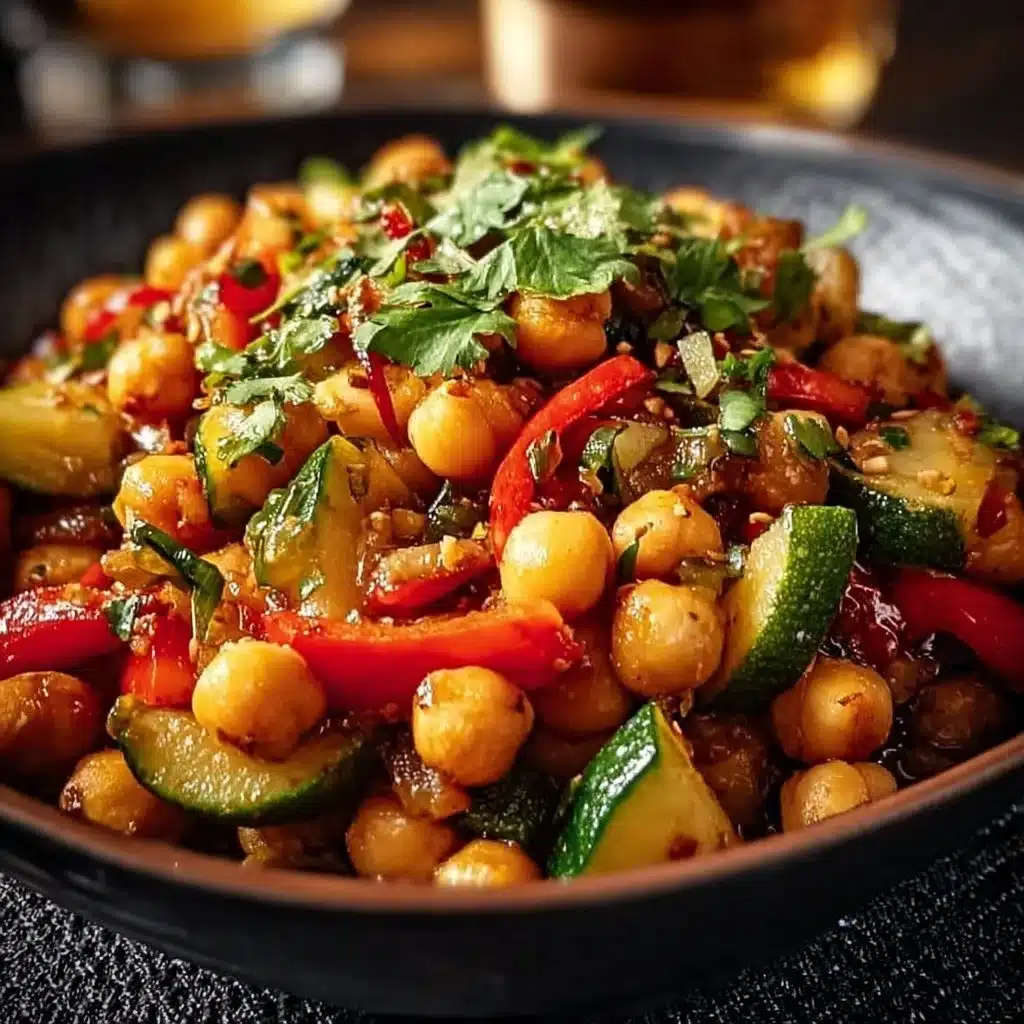 Spicy Chickpea Stir-Fry